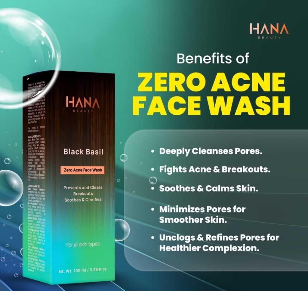Hana Beauty Zero Acne Face Wash – Indian Cosmetics Bangladesh